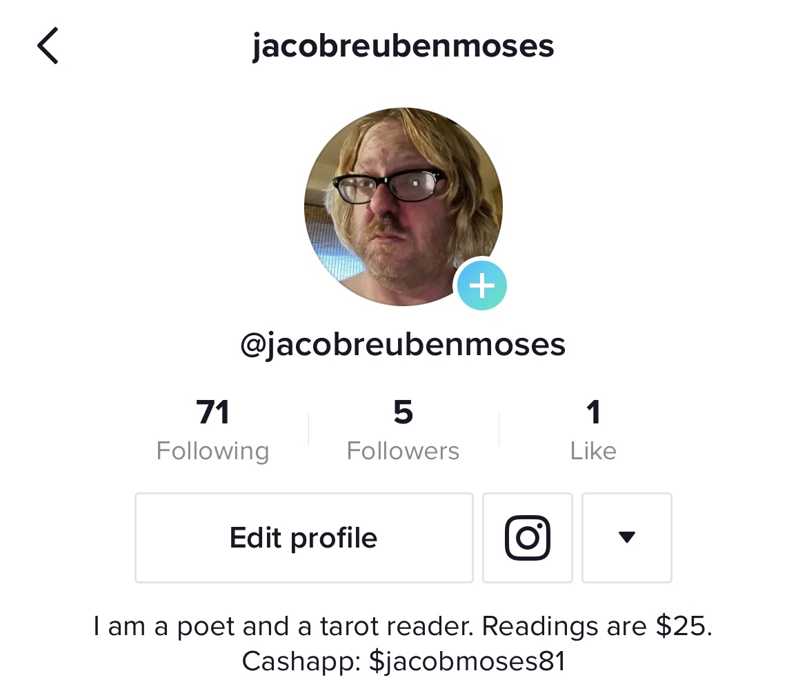 New TikTok | Jacob R. Moses